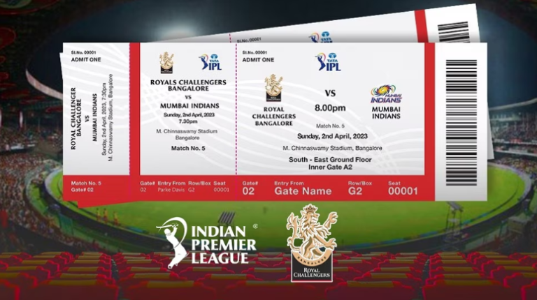 RCB Tickets 2025 - New Schedule & Buying Guide