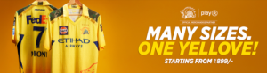 CSK Official Jersey 2025 — Design, Price & Buying Guide